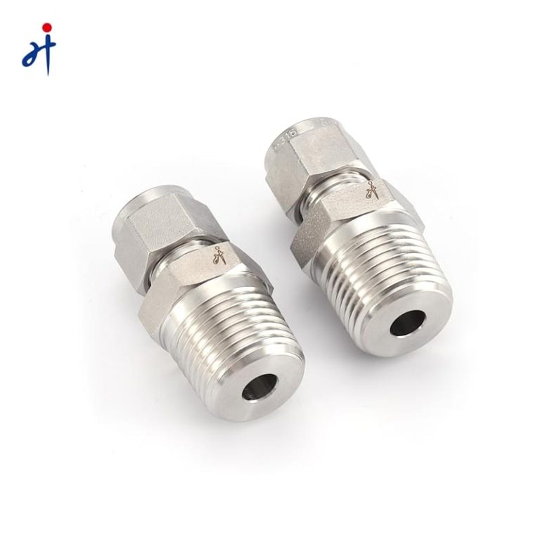 Stainless Steel Male Connectors Tube Fittings