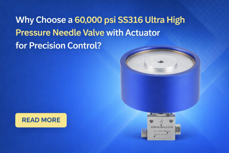 Why Choose Ultra High Pressure Needle Valve With Actuator For Precision ...